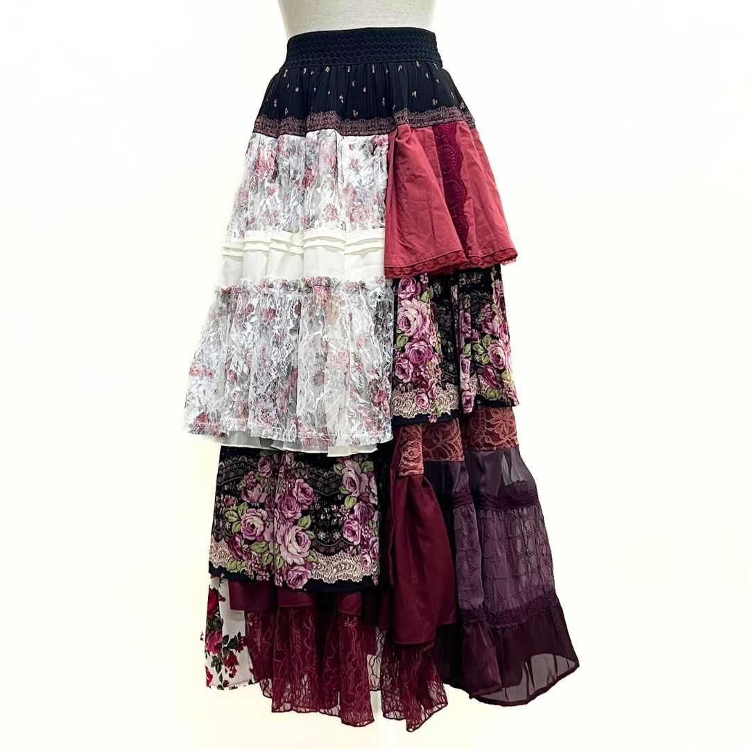 Re:make ロングスカート BORDEAUX – PASTEQIDOR