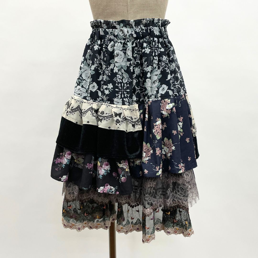 Re:make ミドルスカート BLACK – PASTEQIDOR