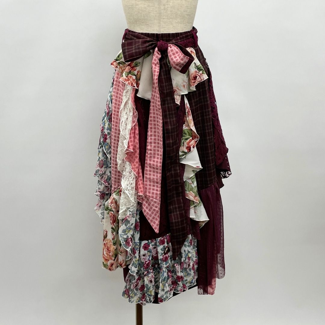 Re:make ロングスカート BORDEAUX – PASTEQIDOR