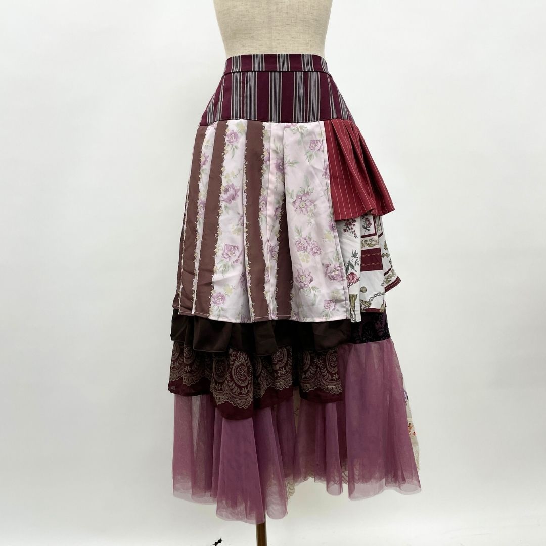 Re:make ロングスカート BORDEAUX – PASTEQIDOR