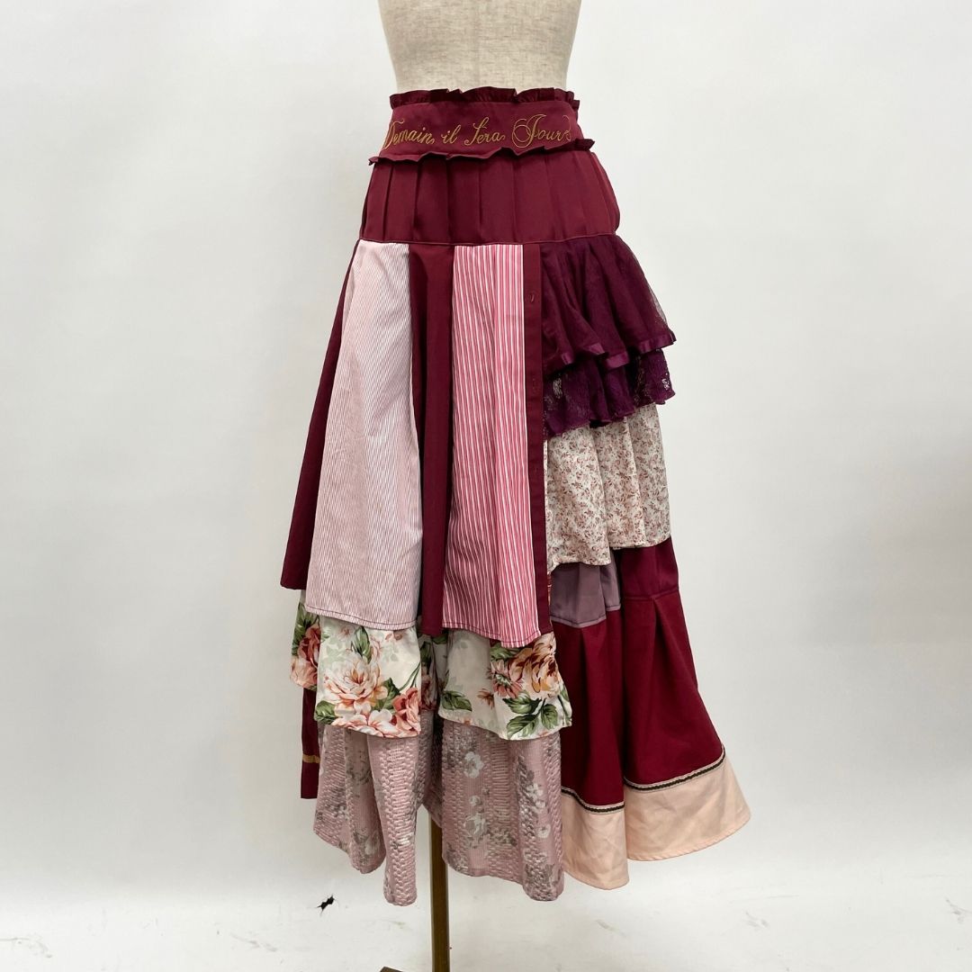 Re:make ロングスカート BORDEAUX – PASTEQIDOR