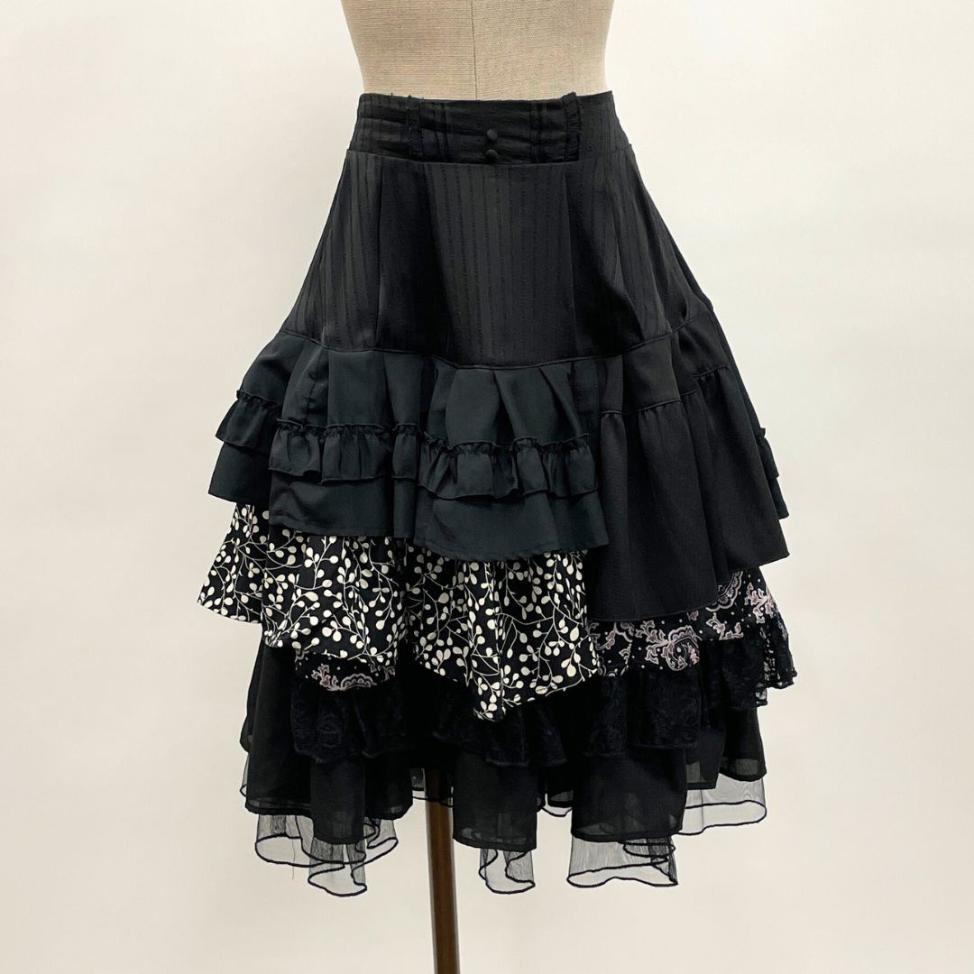 Re:make ミドルスカート BLACK – PASTEQIDOR