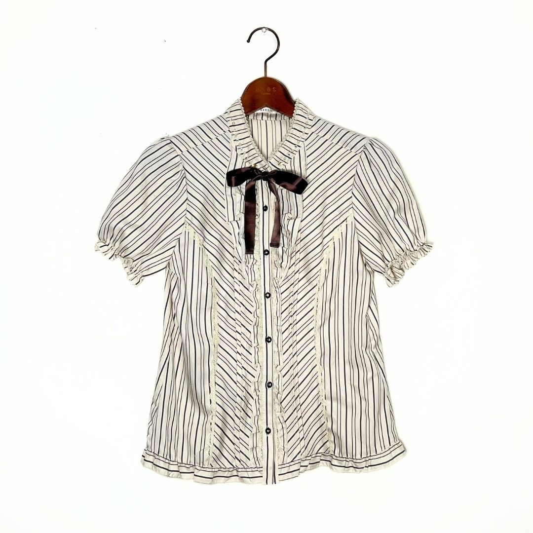 レジメンタルストライプ柄BL – PASTEQIDOR