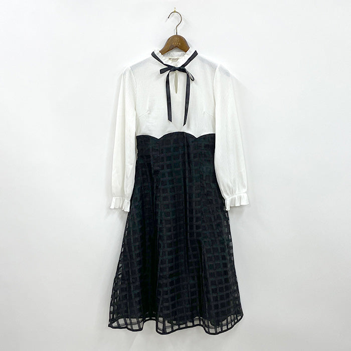 【axesfemme】シアーチェックドッキングOP – PASTEQIDOR