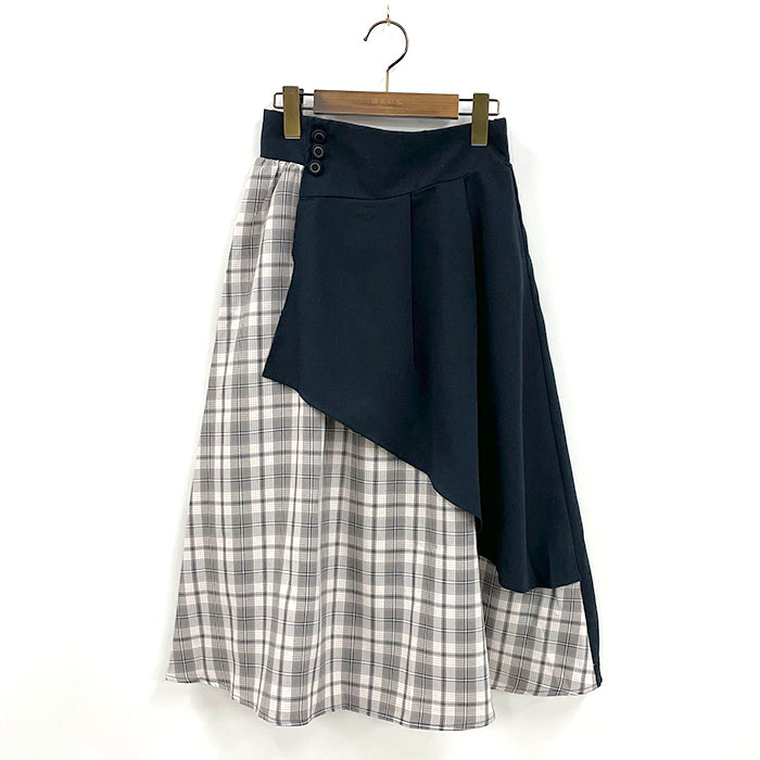 アシメバイカラーチェックSK – PASTEQIDOR