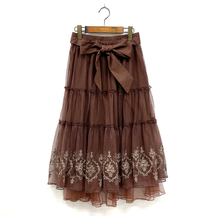 ローズ刺繍チュールSK – PASTEQIDOR