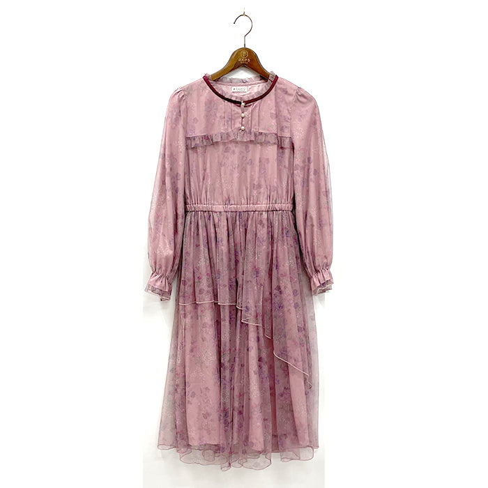 スイートピー柄チュールOP – PASTEQIDOR