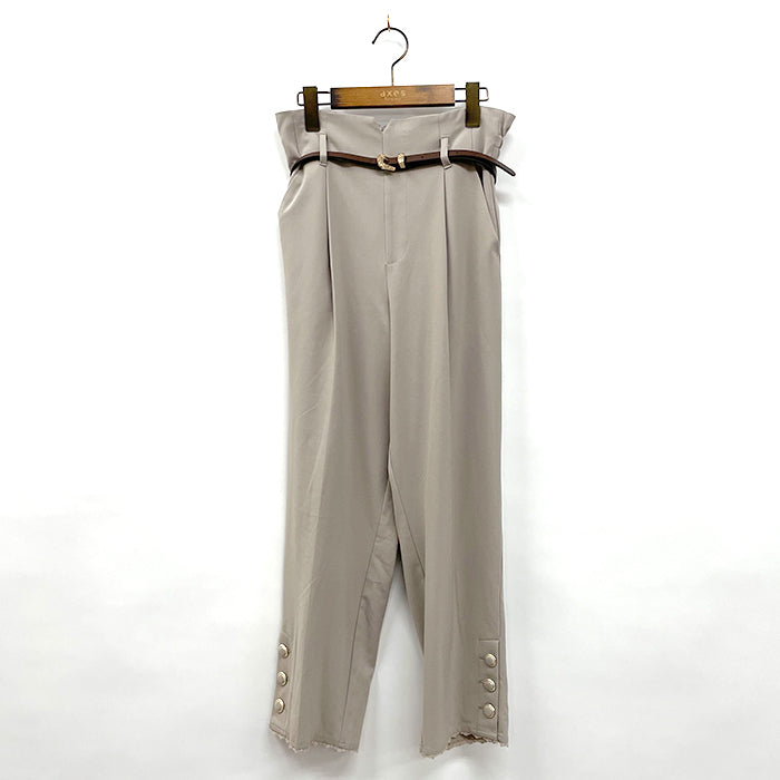 ベルト付き連釦テーパードPT – PASTEQIDOR