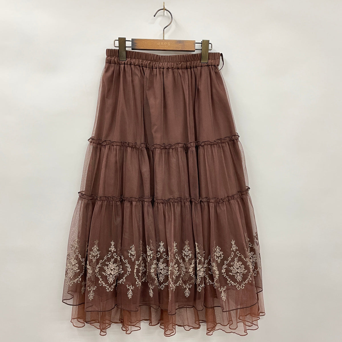 ローズ刺繍チュールSK – PASTEQIDOR