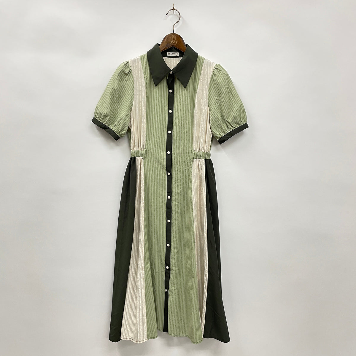 ストライプ配色シャツOP – PASTEQIDOR