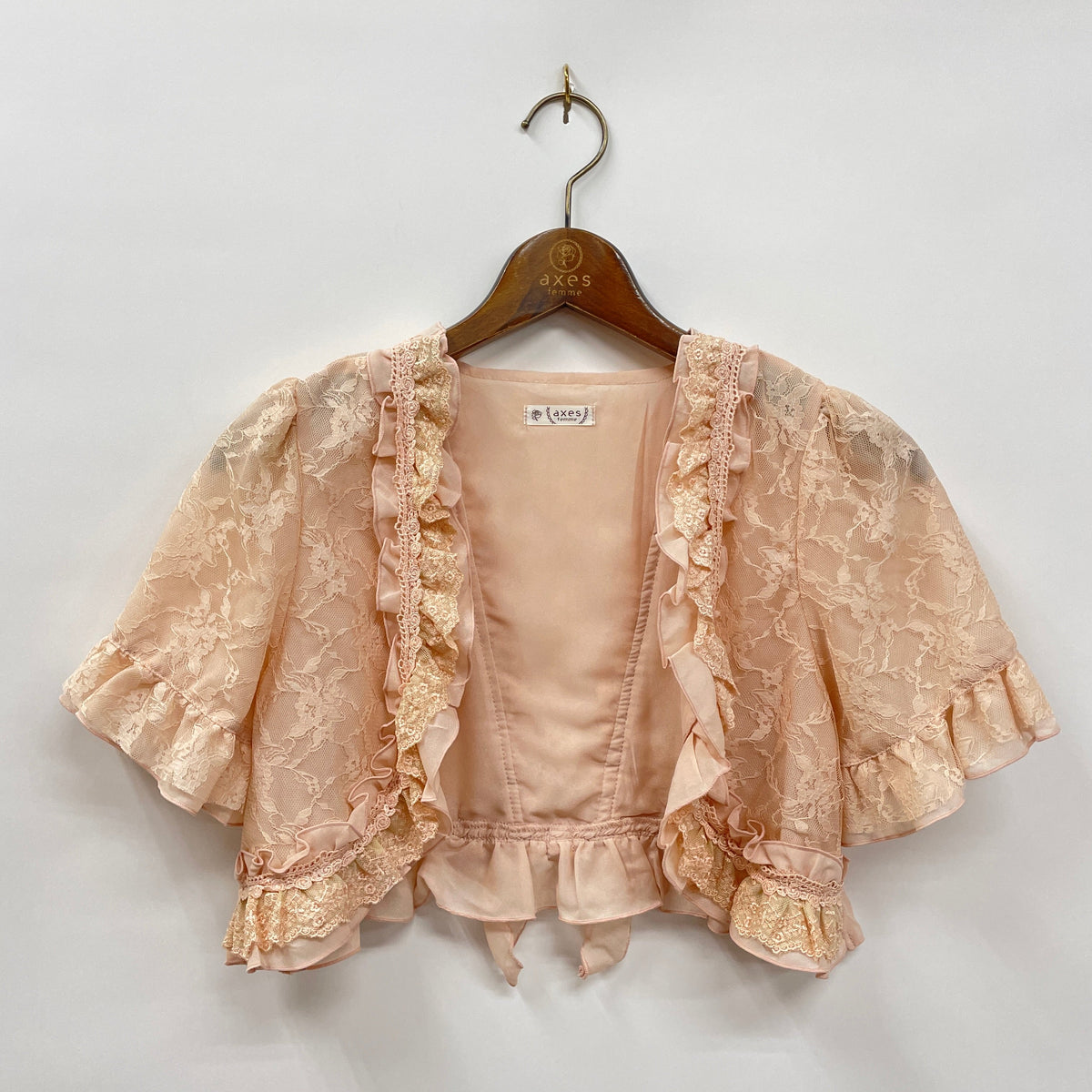 BACKリボン総レースボレロ – PASTEQIDOR