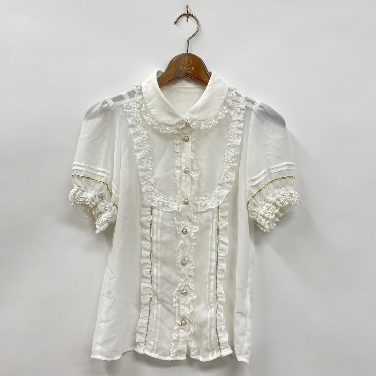 ビジュー付きリボンフリルBL – PASTEQIDOR